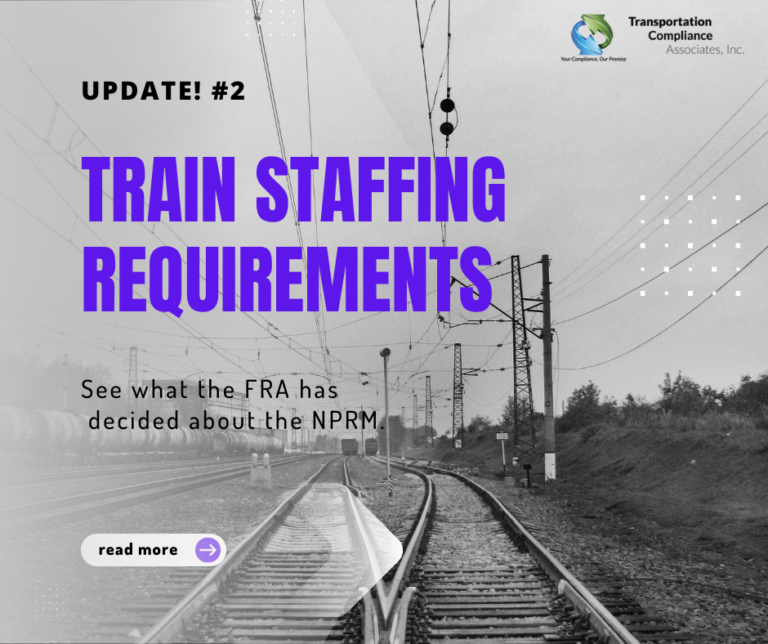 Update #2: Train Crew Size Safety Requirements – Transportation ...