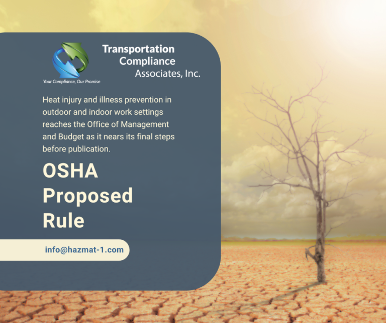 OSHA’s Proposed Heat Injury and Illness Rule Enters Final Stages ...